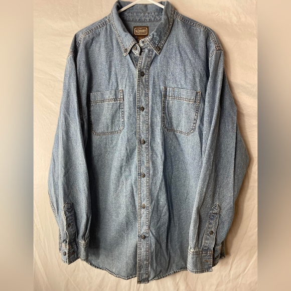 Per Linnemann-Schmidt | Shirts | Schmidt Work Wear Jean Shirt | Poshmark